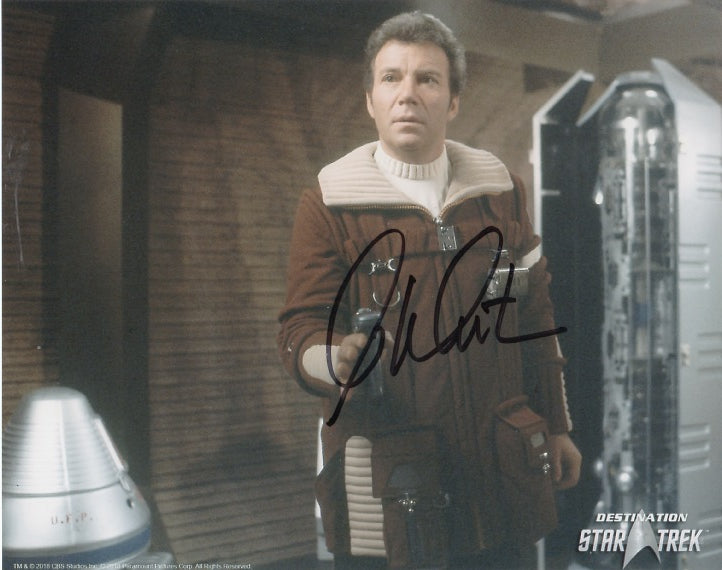 William Shatner 10x8 signed in black DST Official Picture – Showmasters ...